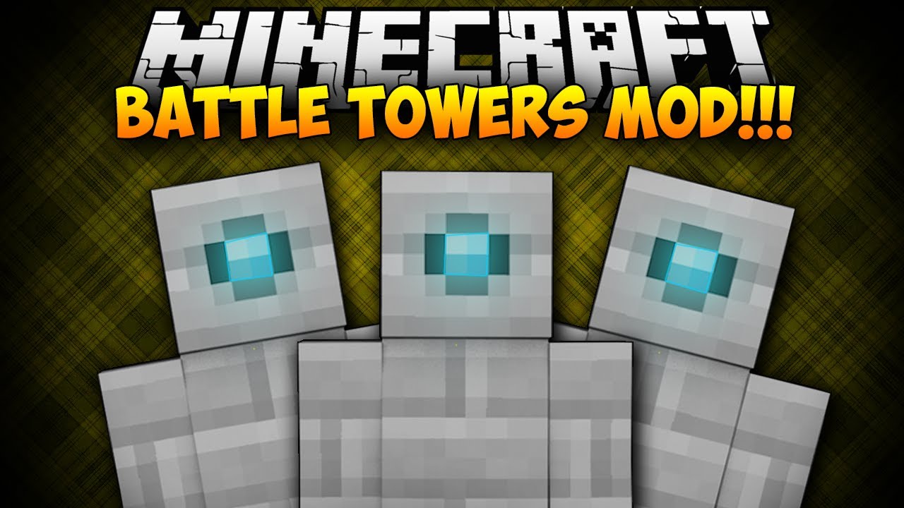 Minecraft Battle Towers Mod - YouTube