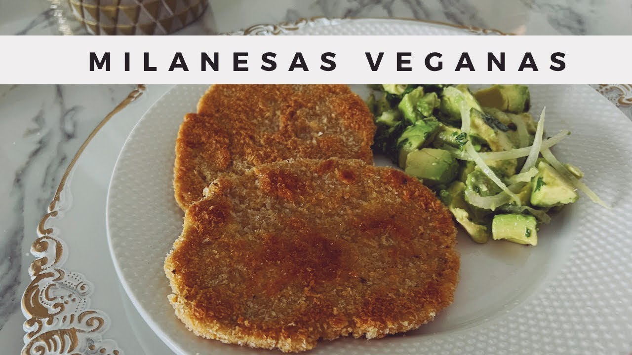 LA MEJOR MILANESA VEGANA QUE VAS A PROBAR! (CHULETA VEGANA) SIN GLUTEN ...