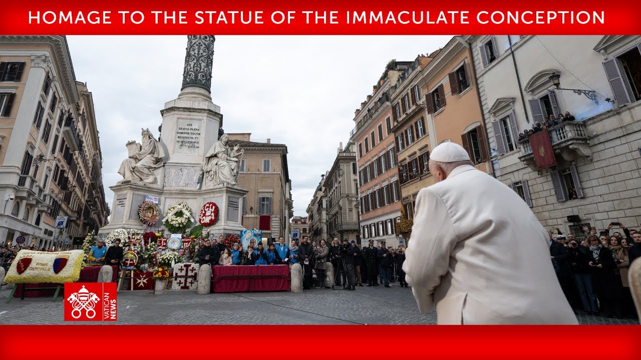 December 8 2024 Homage to the Statue of the Immaculate Conception ...