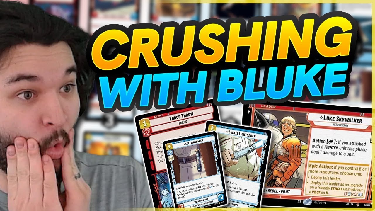 CRUSHING With BLUE LUKE! | Star Wars Unlimited - YouTube