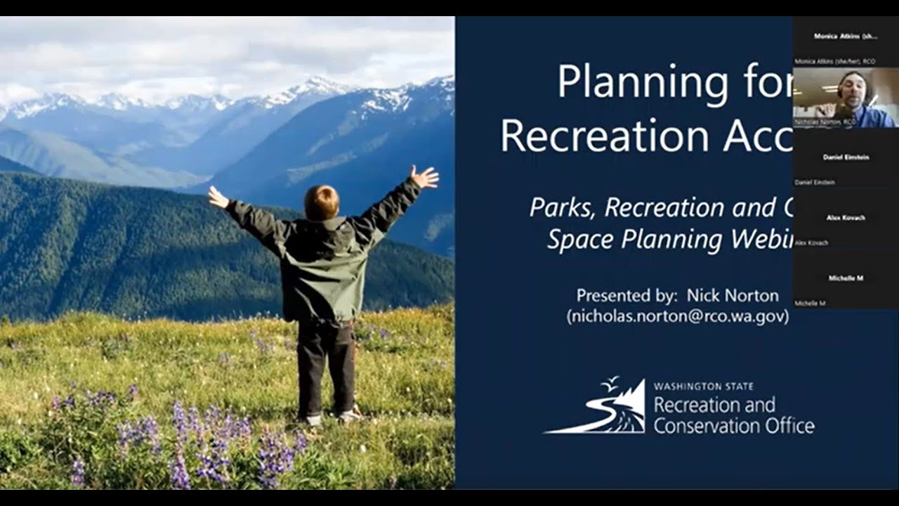 Planning for Recreation Access (PRA) - Comprehensive Plan Overview ...