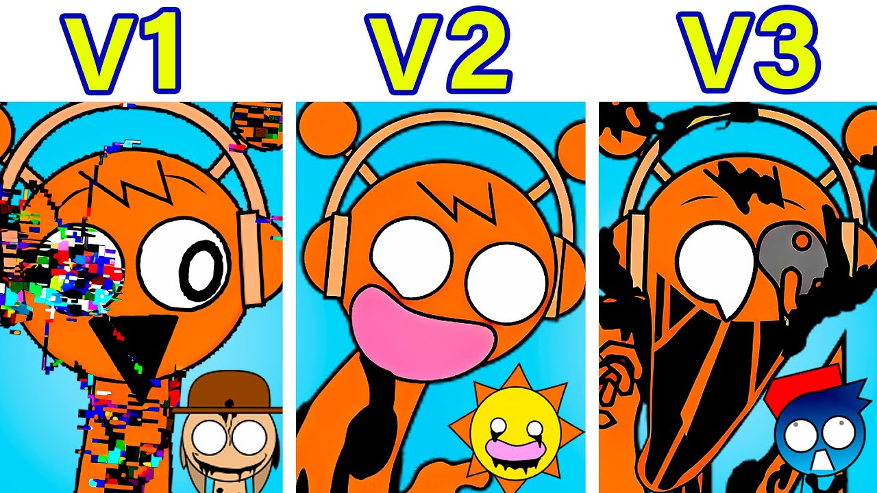 FNF Vs NEW Pibby Sprunki ALL Mods // Corrupted Oren - Incredibox ...