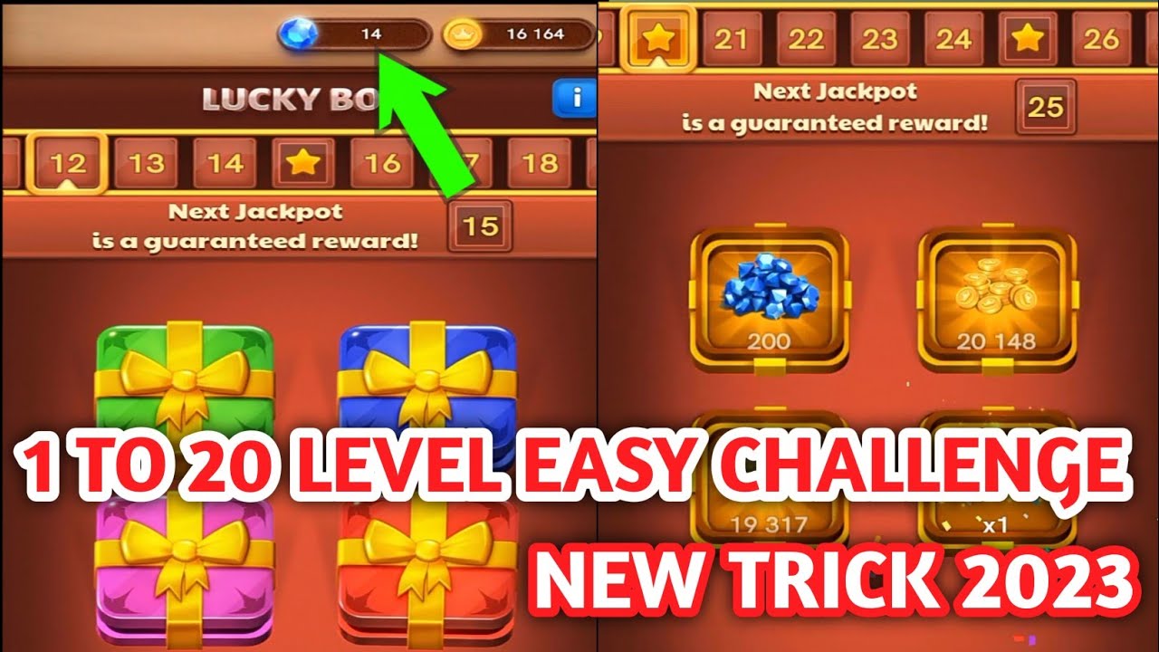 lucky box no bomb challenge 1 level to 20 level // lucky box open trick ...