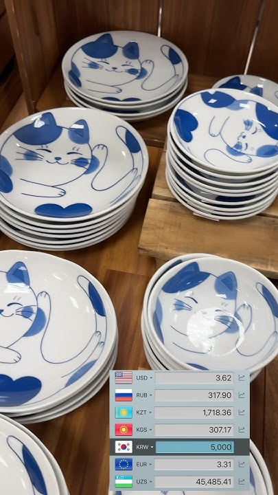 Кошачья посуда #korea #корея #обзор #food - YouTube