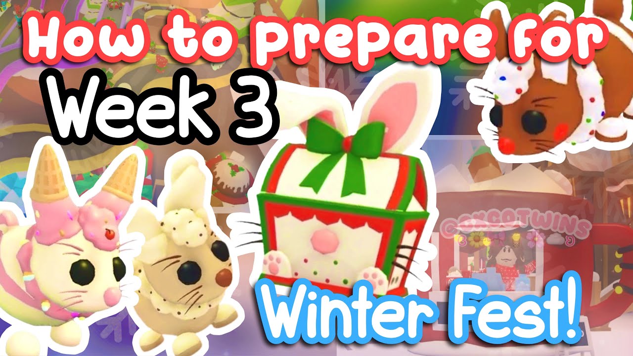 How To PREPARE For Adopt Me’s WEEK 3 Winter Fest! *New pets + Minigame ...
