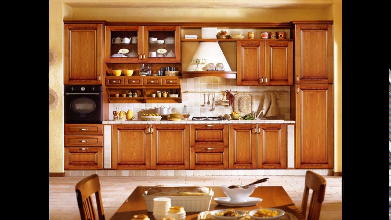 Indian kitchen shelf designs - YouTube