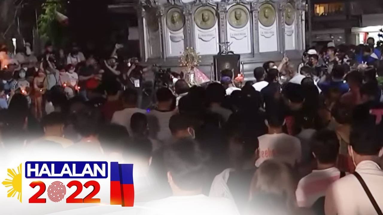 Halalan 2022: Mga tagasuporta ni Leni Robredo nagtipon-tipon sa Naga ...