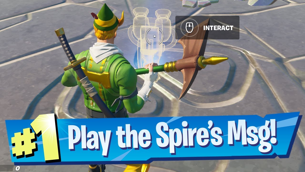 Play the Spire's Message at a Guardian Outpost Location - Fortnite ...