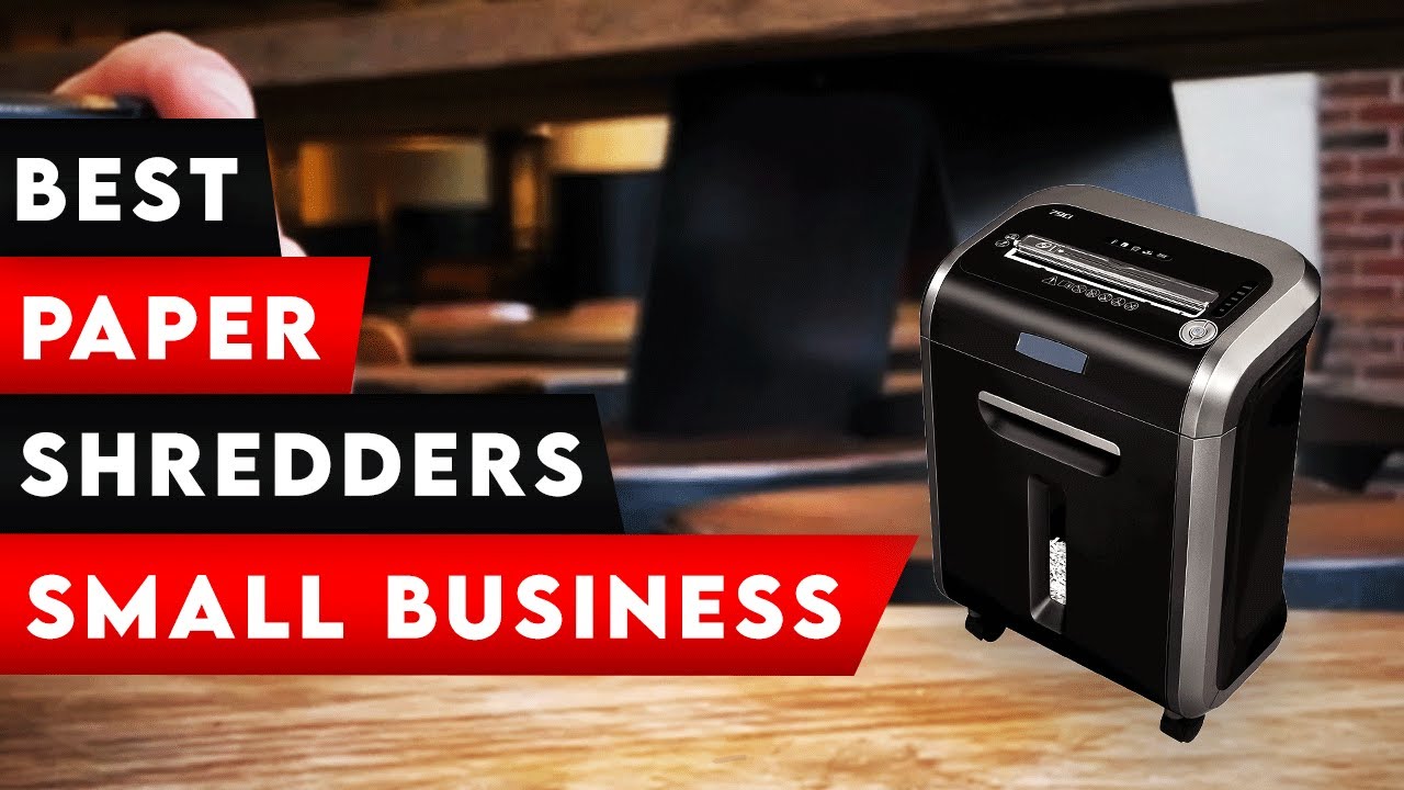 Top 3 Best Paper Shredders For Small Business ! - YouTube