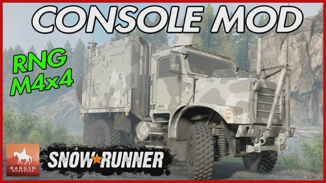 SNOWRUNNER NEW CONSOLE MOD REVIEW - RNG M4x4 OUT NOW PS4 XB1 - YouTube