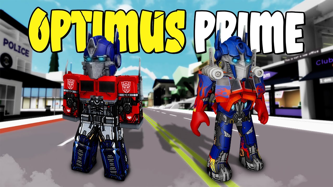 Aku Membuat OPTIMUS PRIME Di Brookhaven W/codes - Roblox - YouTube