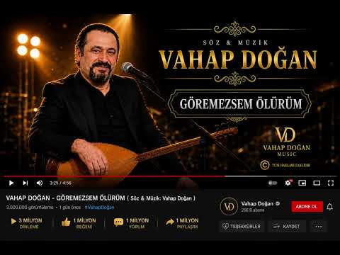 Göremezsem Ölürüm - Vahap Doğan | Duygusal Aşk Türküsü