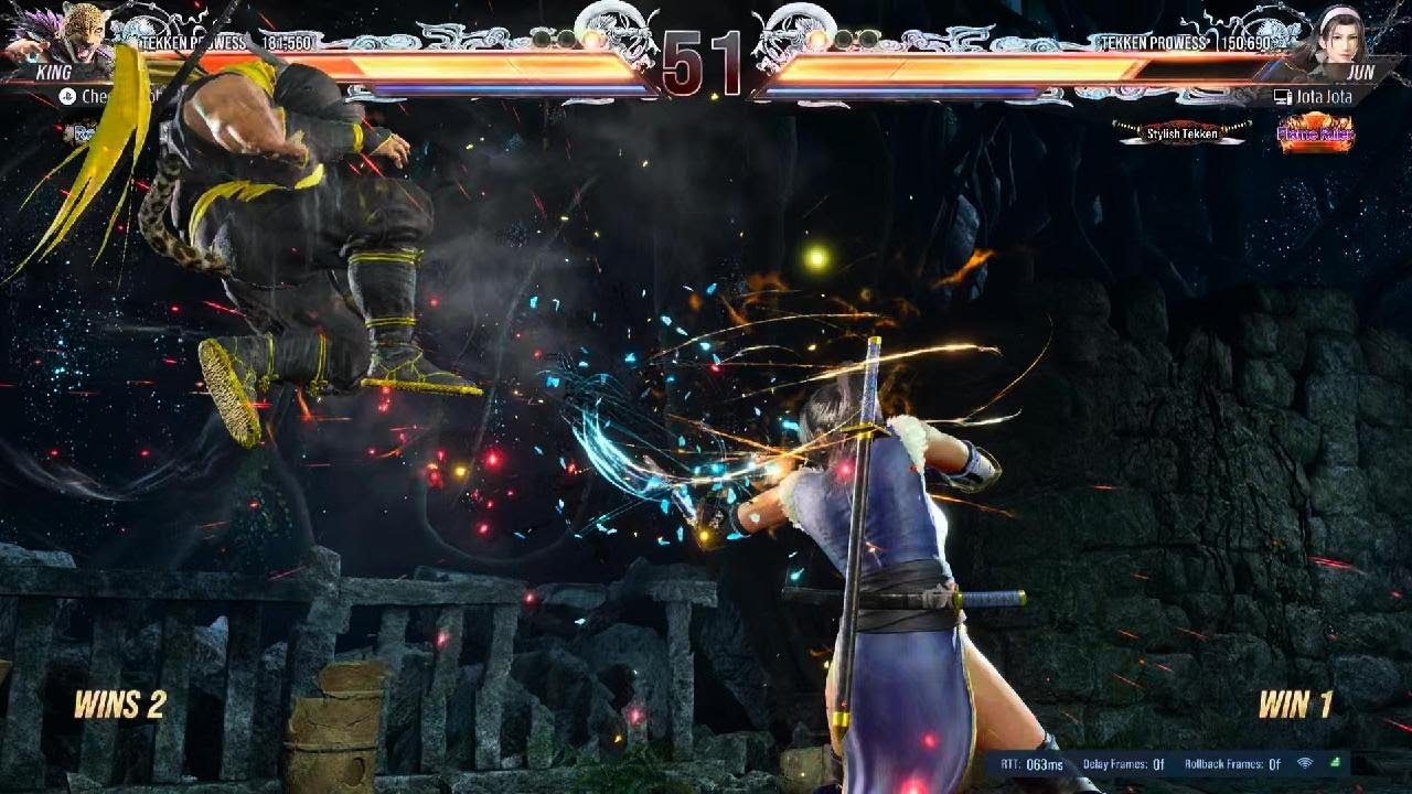 TEKKEN 8 King Vs Jin (Ninja Vs Super Hero) - YouTube