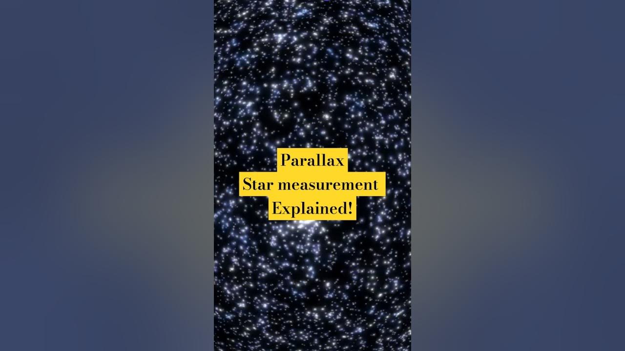 How Parallax Measures Star Distances: Astronomy Explained! #Parallax # ...