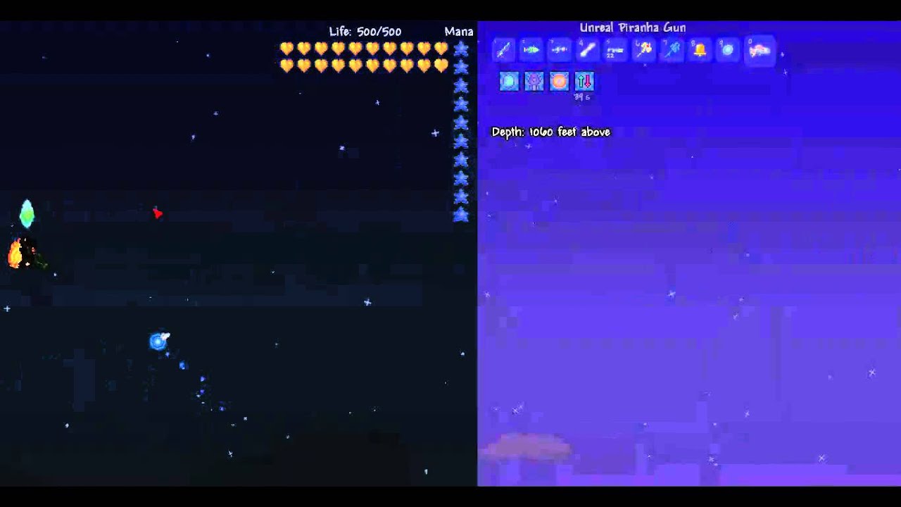 Terraria - Lord Phantasm VS The Dungeon Guardian (With Piranha Gun ...