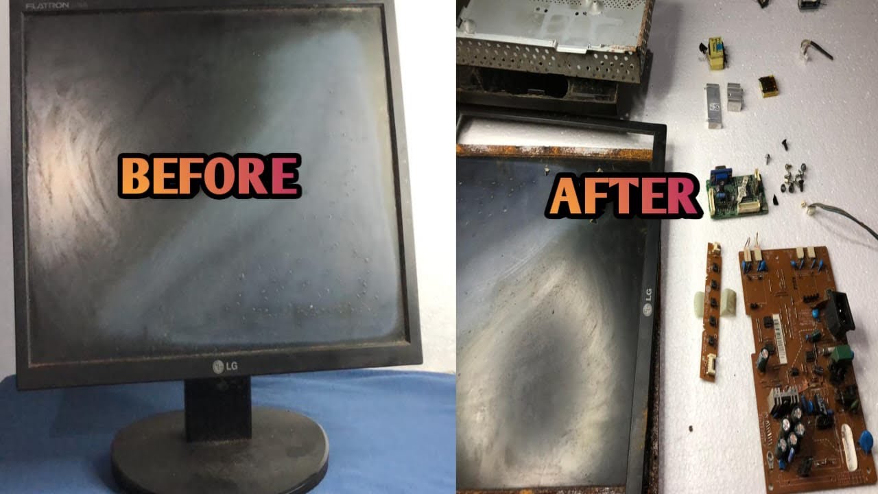 LG A monitor was broken 👾 - YouTube
