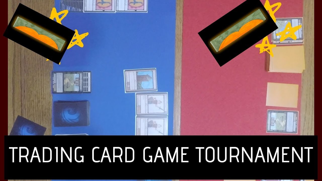 Custom Trading Card Game Tournament Gameplay!!! - YouTube