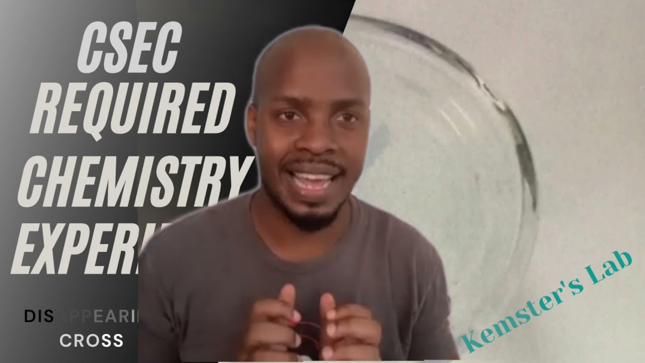 CXC CSEC Chemistry SBA | Rates of Reaction Experiment | Disappearing ...