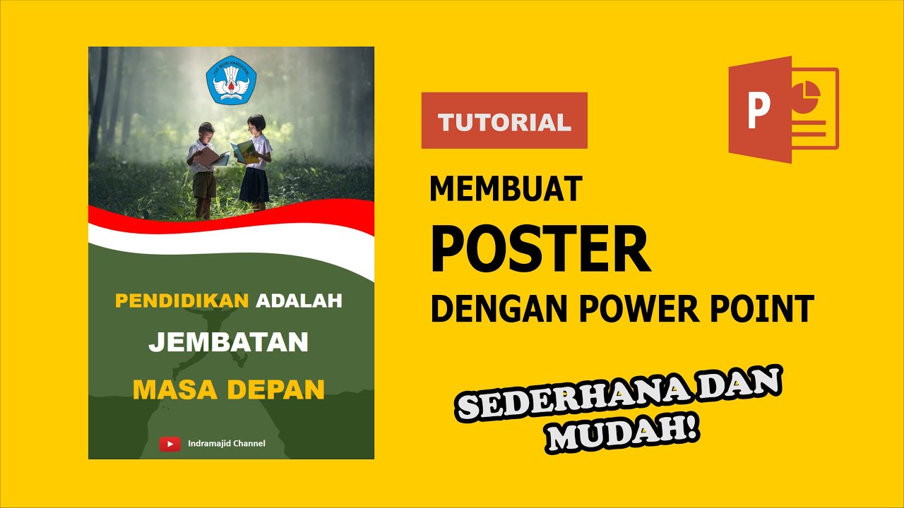 Membuat Poster dengan Power Point 2013 - Sederhana tapi KEREN! - YouTube
