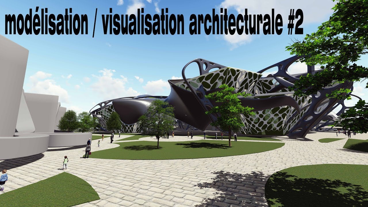 modélisation / visualisation architecturale #2, 3dsmax + lumion 6 ...