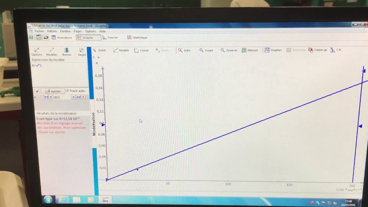 Comment utiliser Regressi ! - YouTube