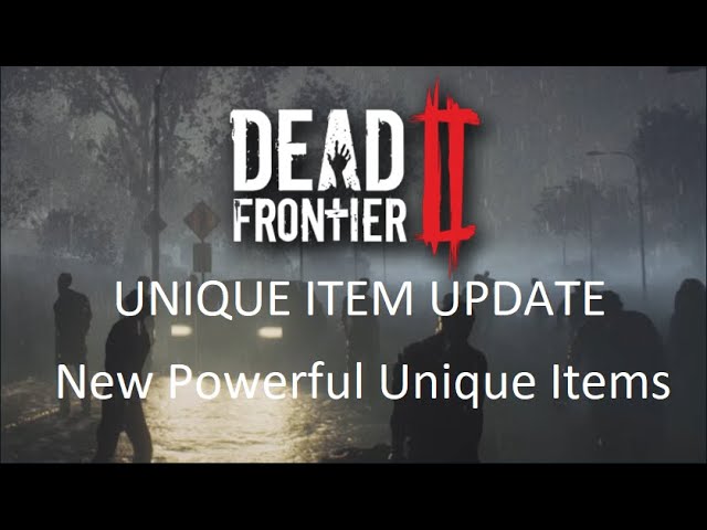 Dead Frontier Logo Dead Frontier – New Channel Features Memberships,