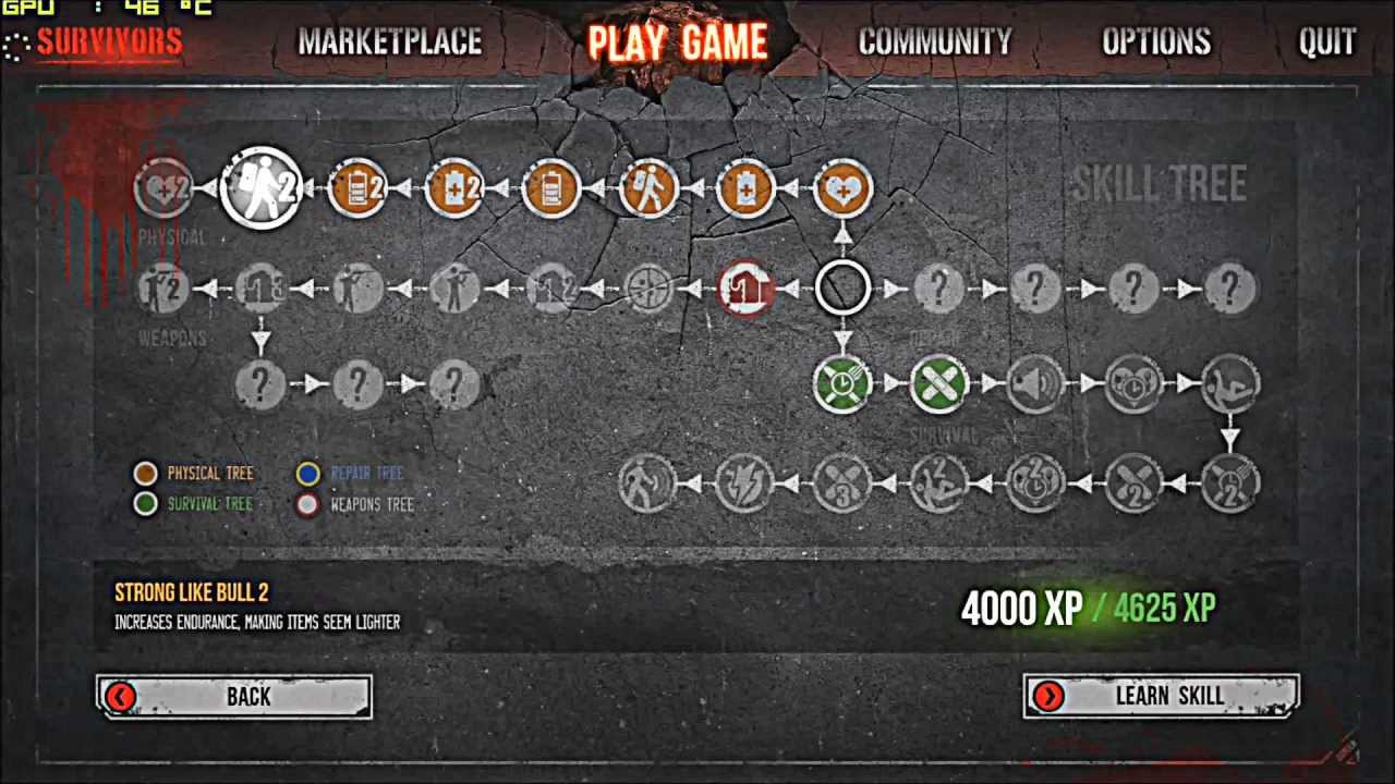 Skill Tree Upgrades Test - Infestation/WarZ - YouTube