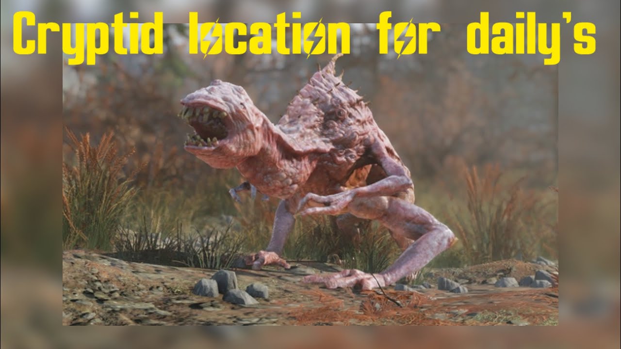 Where to find a Cryptid for dailys - YouTube