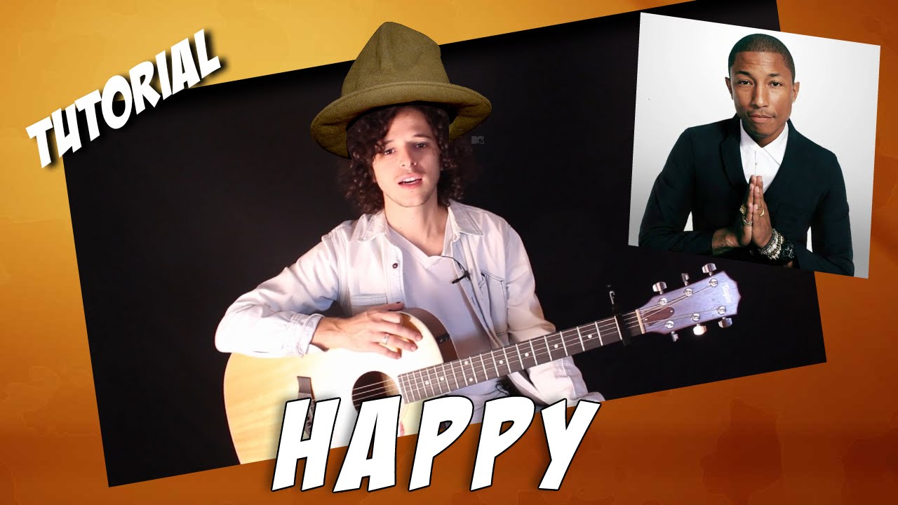 Como Tocar Happy - Pharrell Williams - Tutorial para Guitarra Acustica ...
