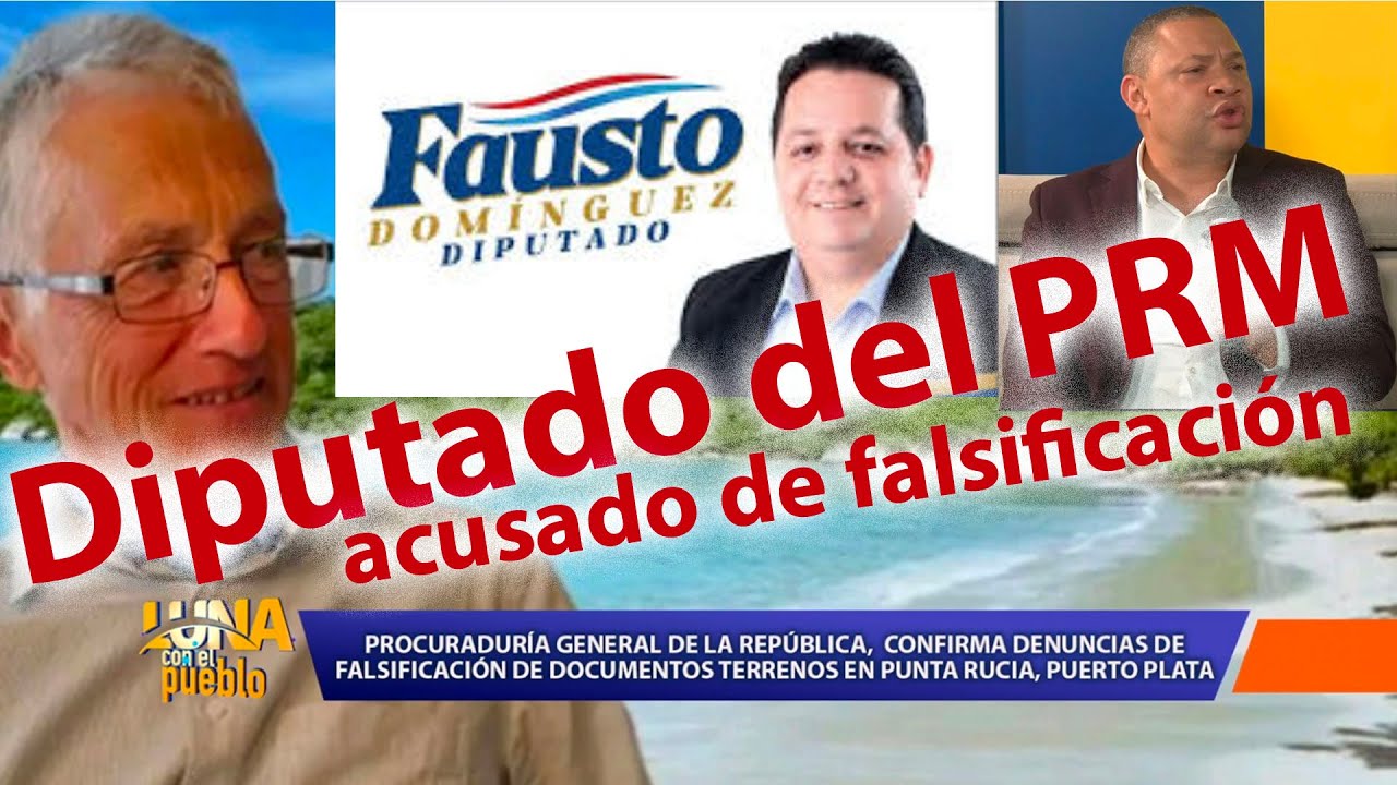 Diputado del PRM Fausto Dominguez acusado de FALSIFICACIÓN de ...