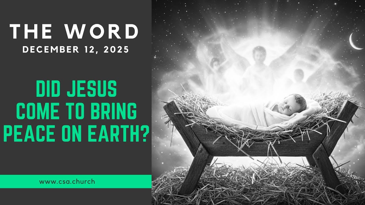 Did Jesus Come To Bring Peace On Earth? - YouTube