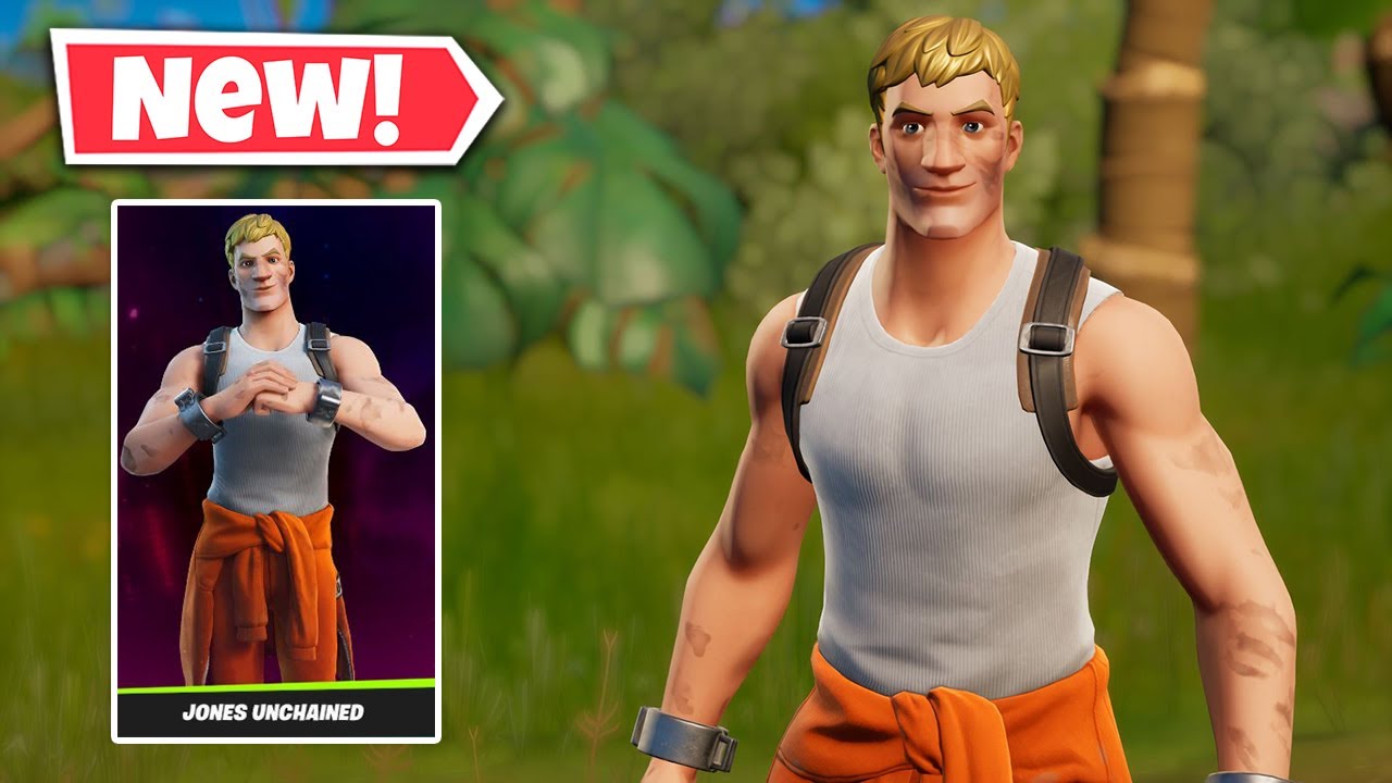New JONES UNCHAINED Skin in Fortnite! - YouTube