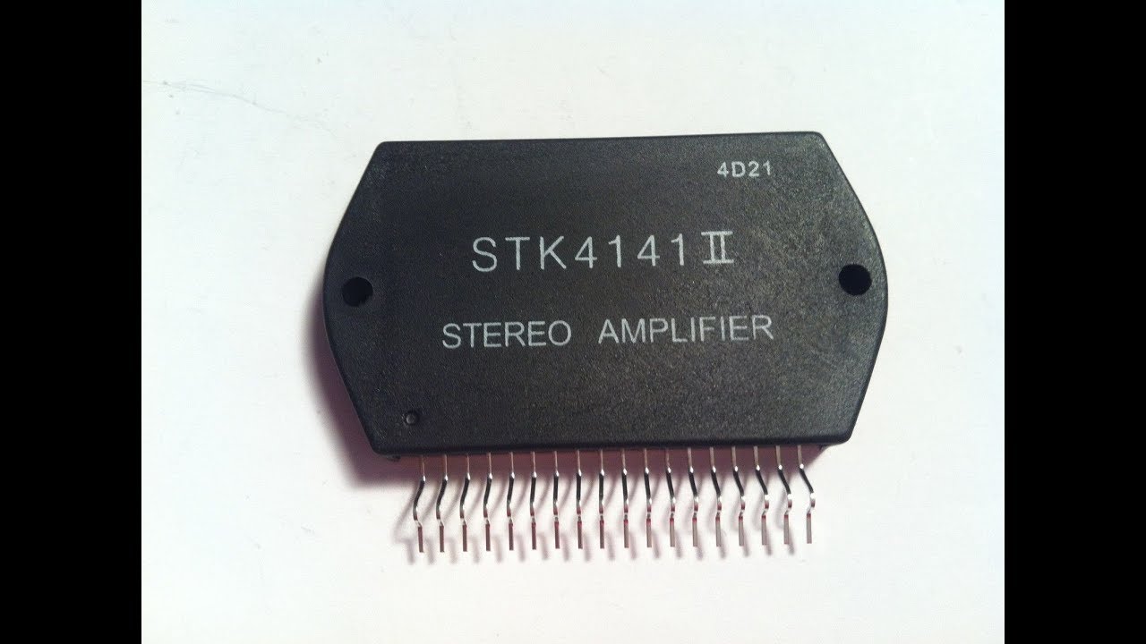 Look inside STK 4141 II chipset - YouTube