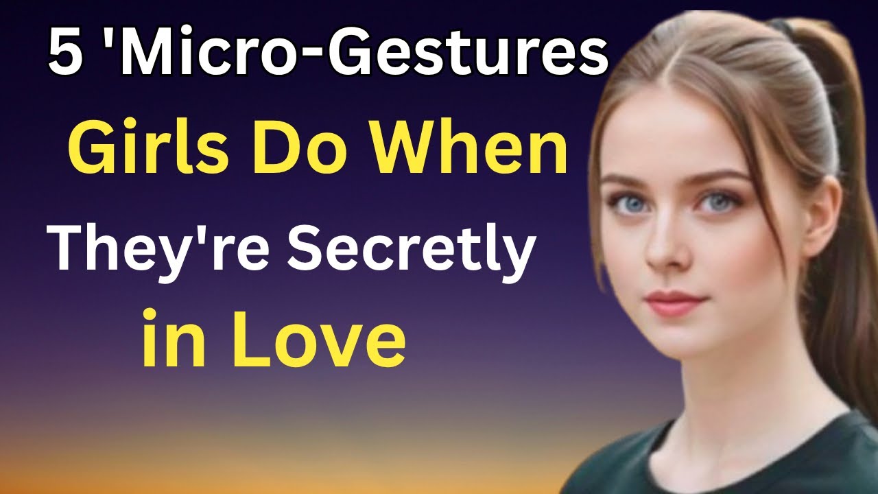 5 'Micro-Gestures' Girls Do When They're Secretly in Love - YouTube