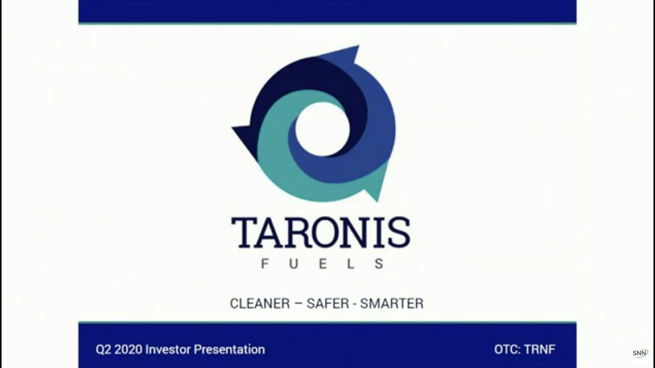 Taronis Fuels, Inc. (OTCQB: TRNF) Webcast | SNN Network - YouTube