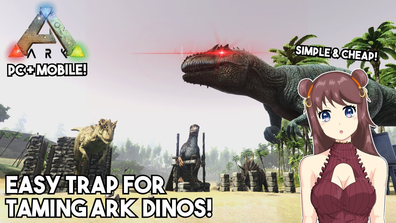 WAJIB COBA INI BUAT TAMING HEWAN DI ARK MOBILE ATAU PC! | Ark Survival ...