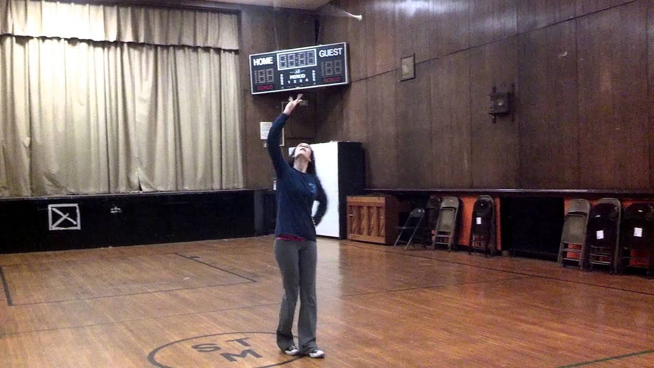 Baton Twirling - toss turn - YouTube