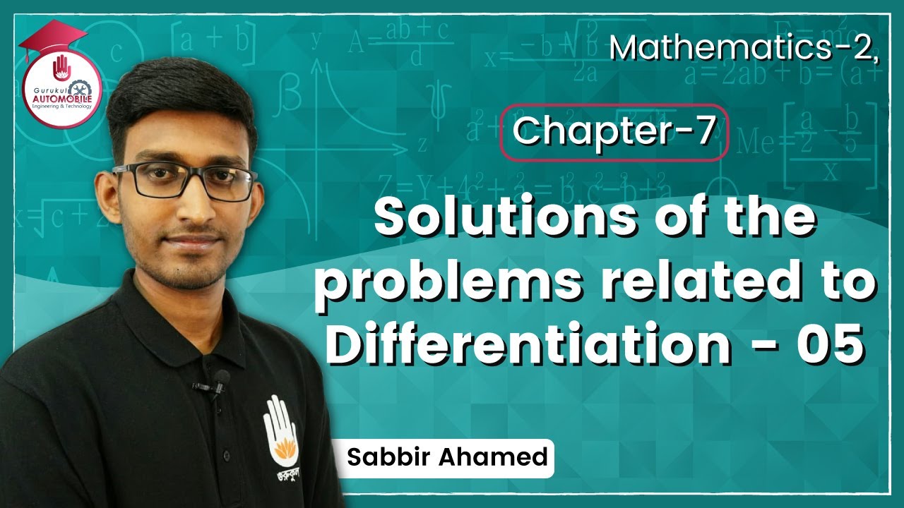 Mathematics - 2, Chapter - 7 : Solutions of the problems related to ...