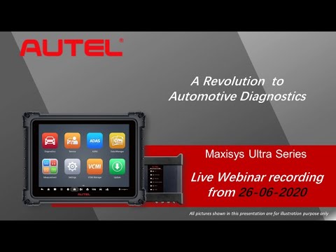 Autel MaxiSys ULTRA - Webinar Recording - YouTube