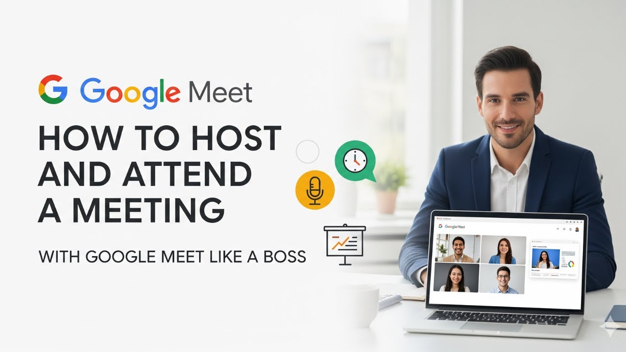 How to Host and Attend a Meeting with Google Meet Like a Boss - YouTube