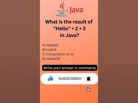 Java Quiz #5 | #java #shorts #javaprogramming #javatutorial #ocjp #learnjava - YouTube