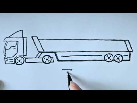 Basit kamyon çizimi nasıl yapılır 