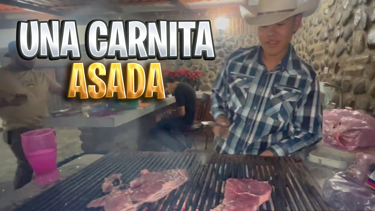 Un Ranchero Haciendo CARNE ASADA🤠 | Carnita Asada Con EL TEAM🥩 ...