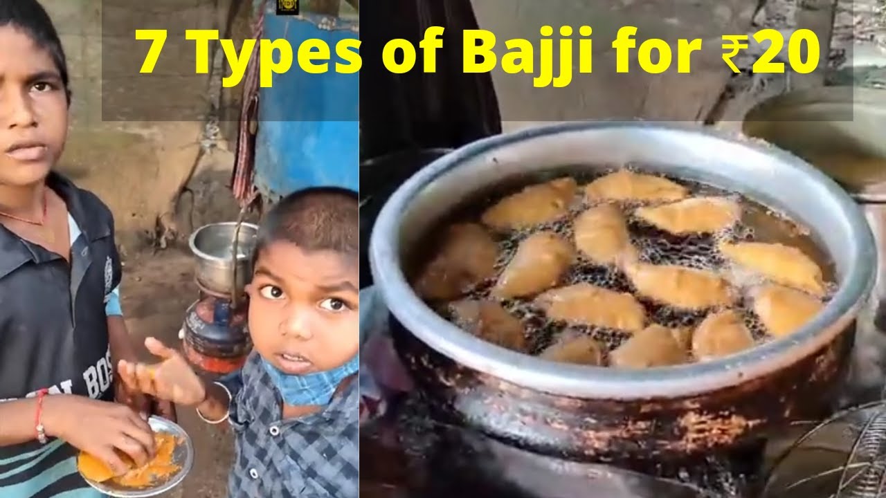 Trying out 7 types of Tasty Bajji with Kids | Indian Street Bajji ...