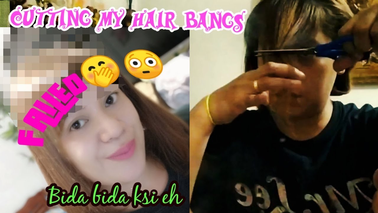 Cutting my Bangs gone wrong#MELOTS JOURNEY - YouTube