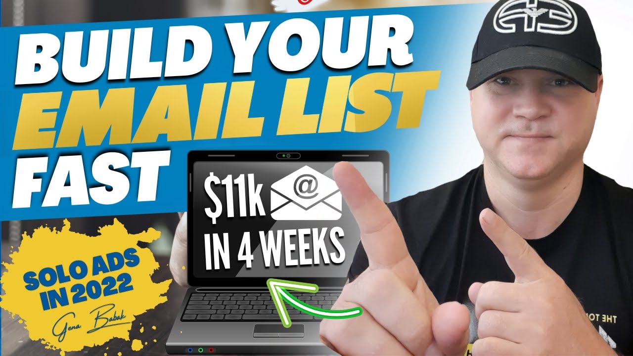 How to build an email list fast using solo ads. - YouTube