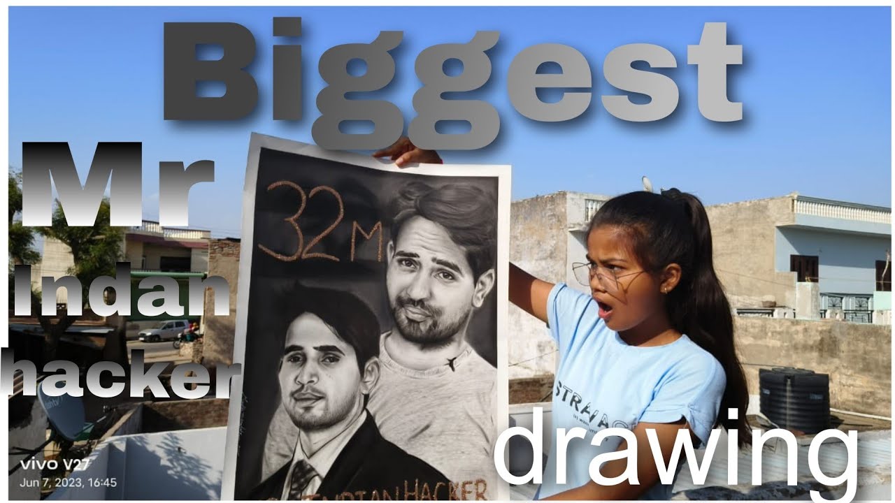 biggest @MRINDIANHACKER drawing| mr indian hacker drawing ...