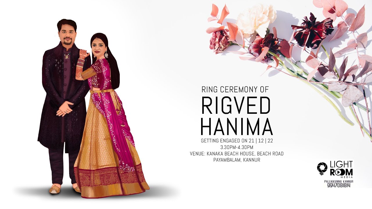 RIGVED & HANIMA | RING CEREMONY | ON 21 | 12 | 22 | LIGHTROOM MEDIA ...