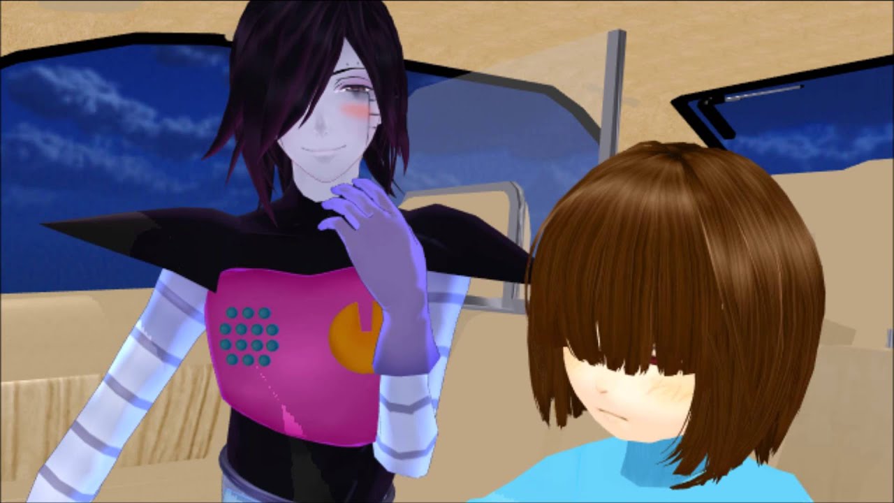 MMD x Undertale - How Mettaton bothers Frisk - YouTube