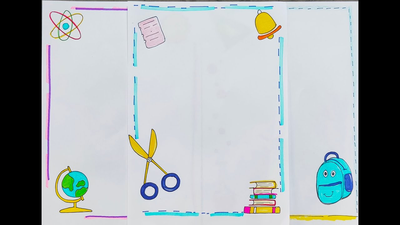 SCHOOL| BORDER DESIGNS ON PAPER| BORDER DESIGNS FOR PROJECTS AND ...